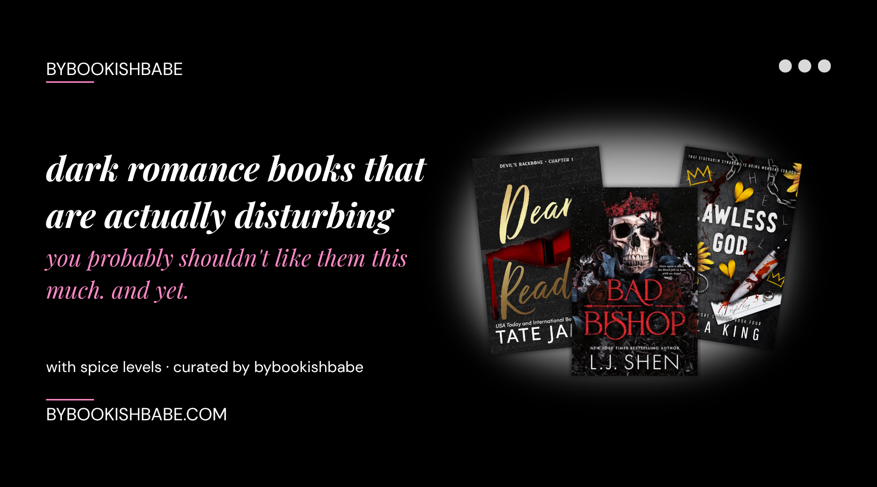 dark romance books that are actually disturbing